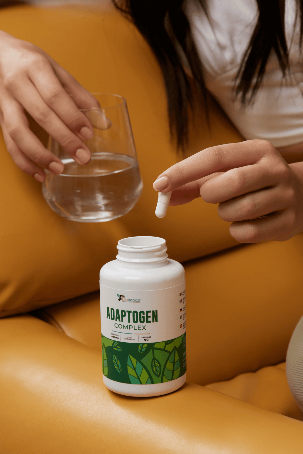 Lifetropics Adaptogen Complex - 600mg Ashwagandha, Rhodiola Rosea ...