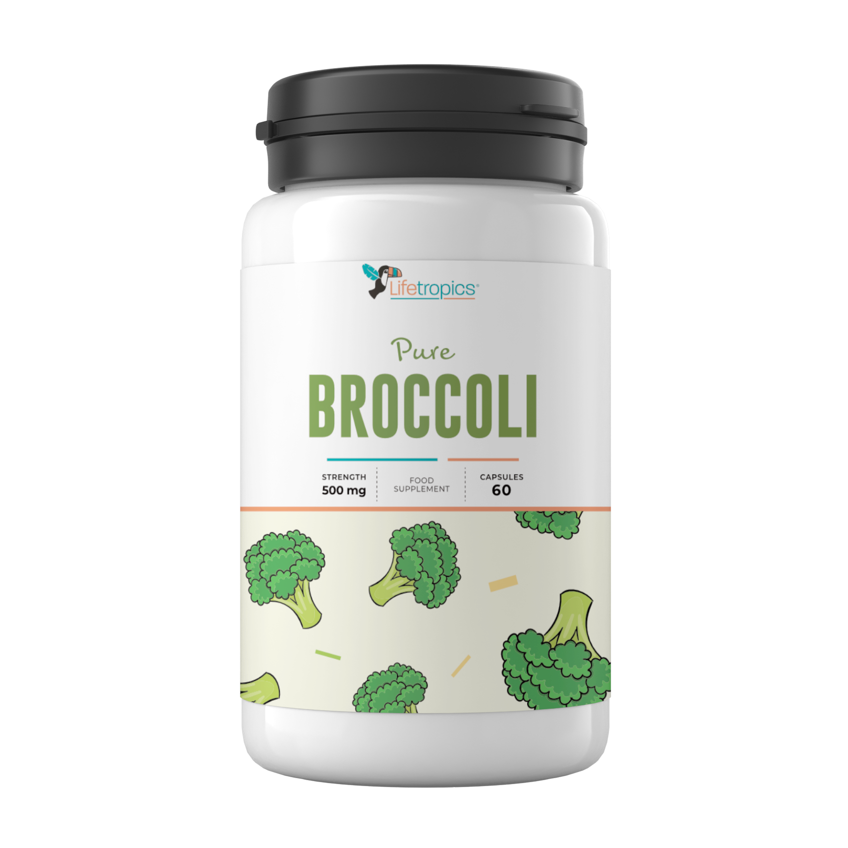Lifetropics Pure Broccoli - 500mg Broccoli Extract (10% Sulforaphane ...